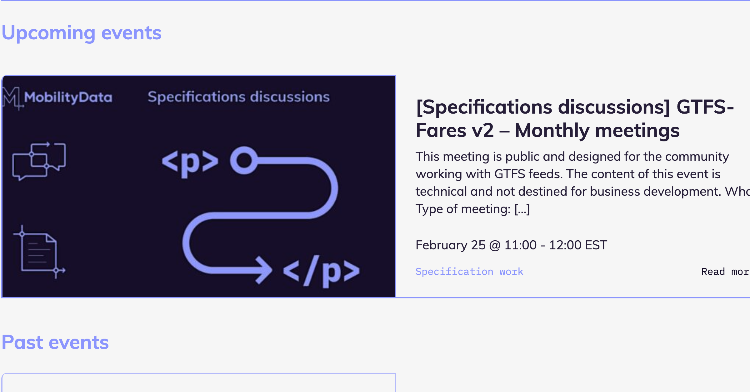 Events | MobilityData